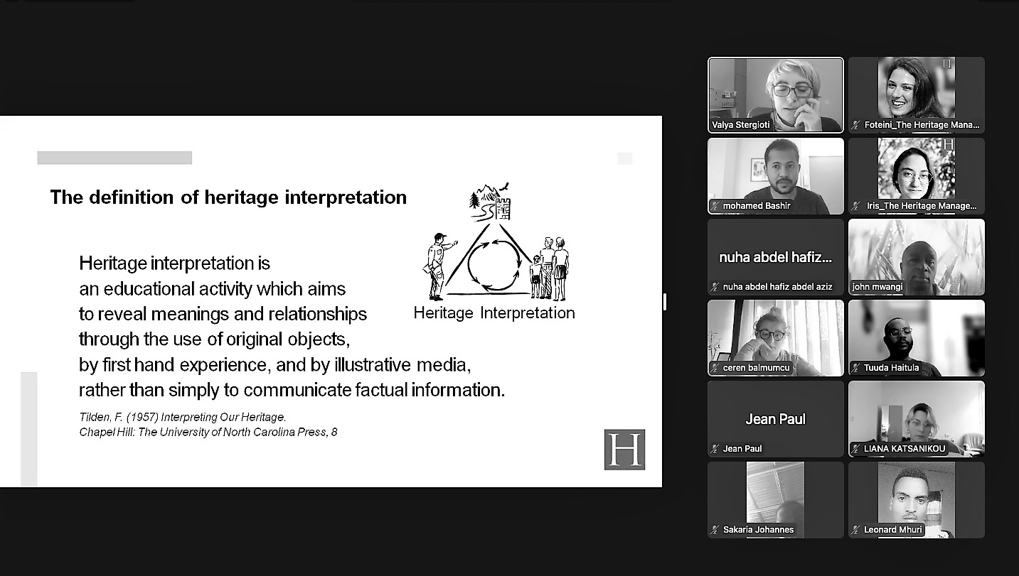 “Introduction to Heritage Interpretation for Site Managers” workshop ...